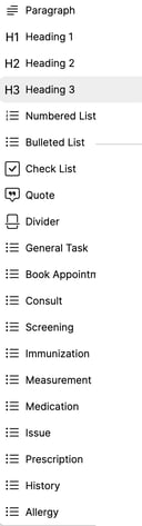 How to Create Chart Notes
