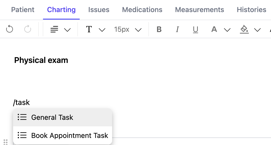 How to Create Chart Notes
